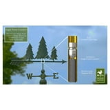 Good Directions Pine Trees Weathervane, Blue Verde Copper - 32"L ...