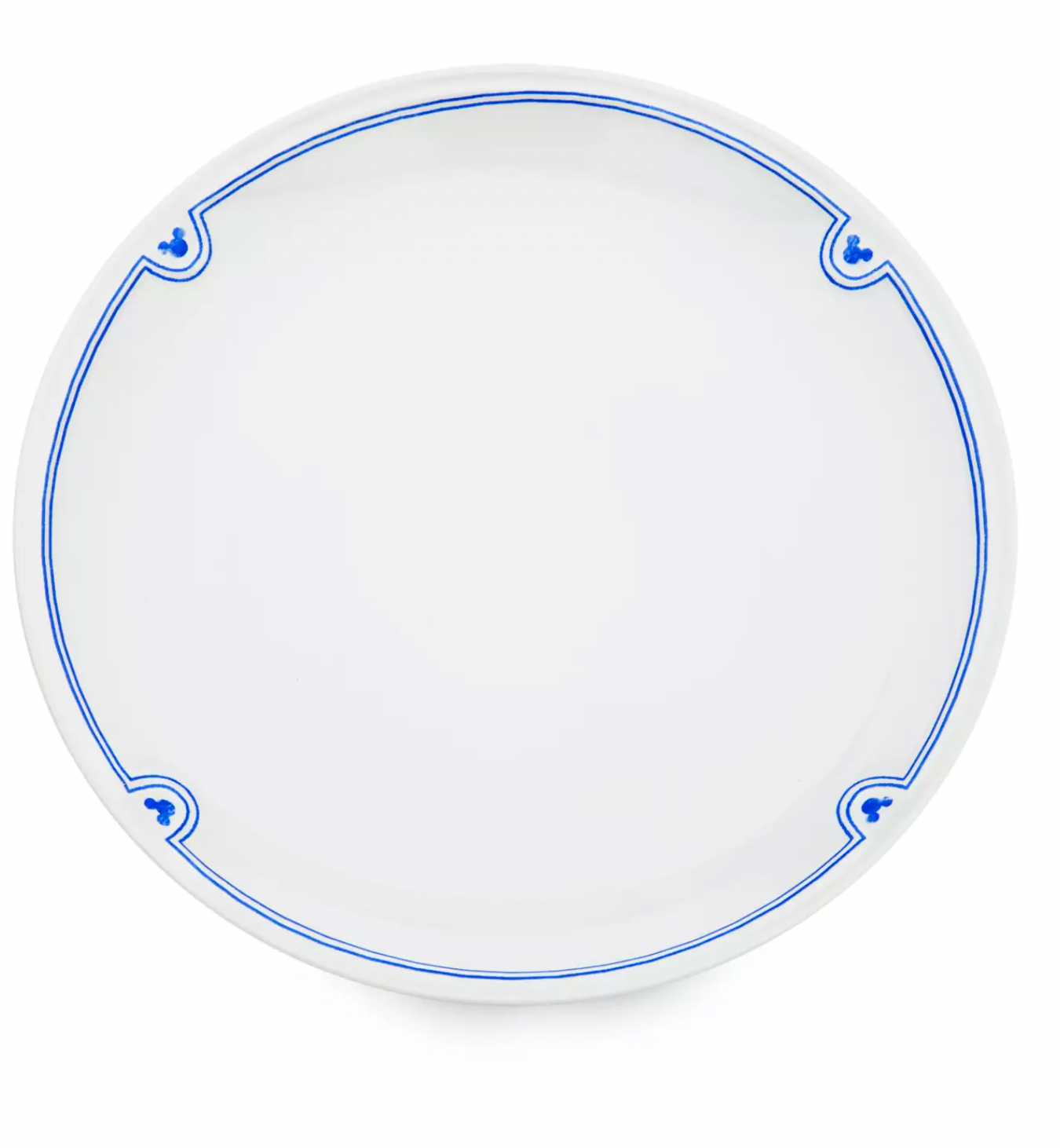 Disney Parks Homestead Blue Mickey Icons Dinner Plate New - Walmart.com