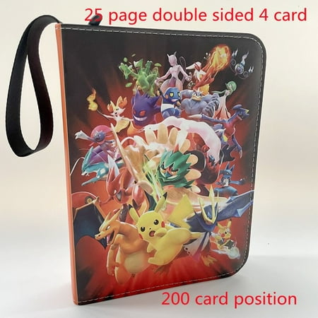 Classeur d'affichage de cartes à jouer Pokemon, album photo Pikachu ...