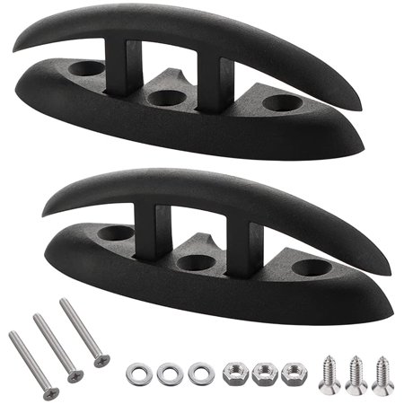 FanQuan 2 Pack 5" Folding Cleat, FlipFanQuan up Dock Cleat w' Long ...