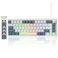 COSTOM Gaming Keyboard,60% Mechanical Keyboards Wired,QMK/via Cute ...