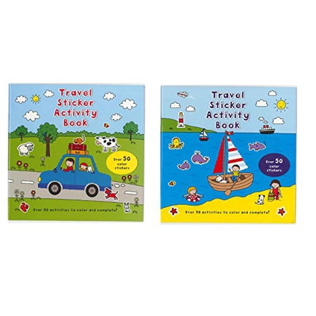 ABC KIDZ Coloring & Activity Books for Kids: Travel The World Sticker ...