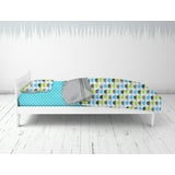 Bacati Elephants Aqua Lime Grey Toddler Sheet Set 3 ct Package ...