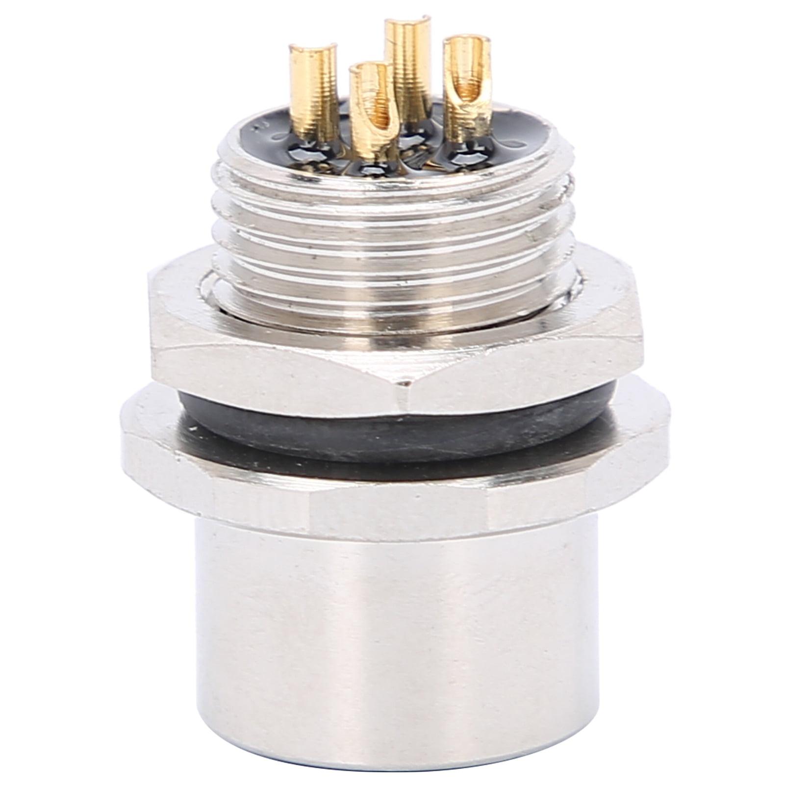 Conector impermeable Sincero M12-B-S4 roscado para circuitos eléctricos ...