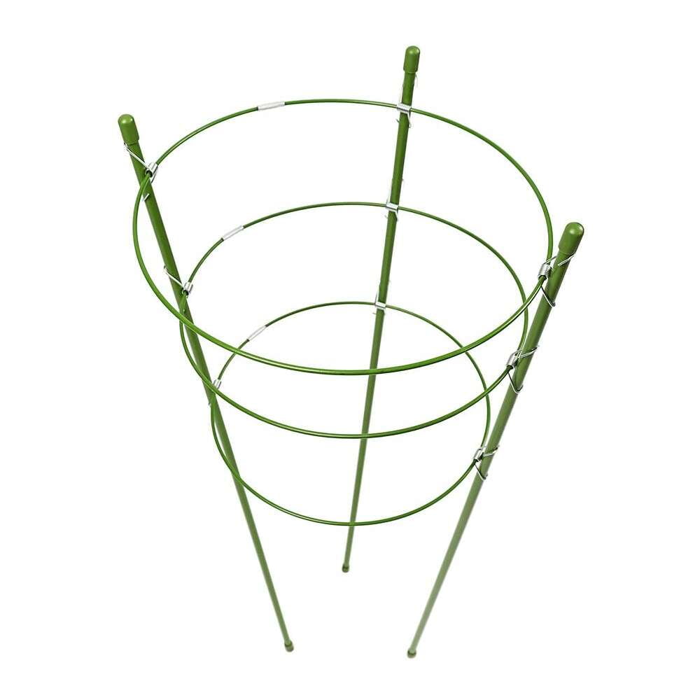 Crday 3 Pack Garden Plant Support Ring, 17.7Inch Garden Trellis ...