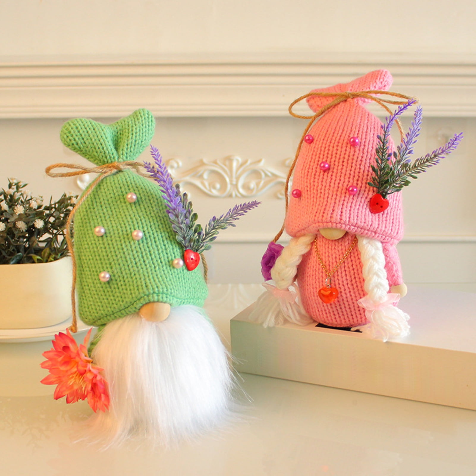 Hesroicy Charming Gnome Doll Decor for Good Luck and Non-Fading Soft ...