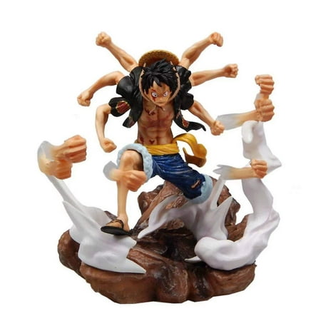 21cm One Piece Luffy Rubber Machine Gun Phantom Special Effects Super ...