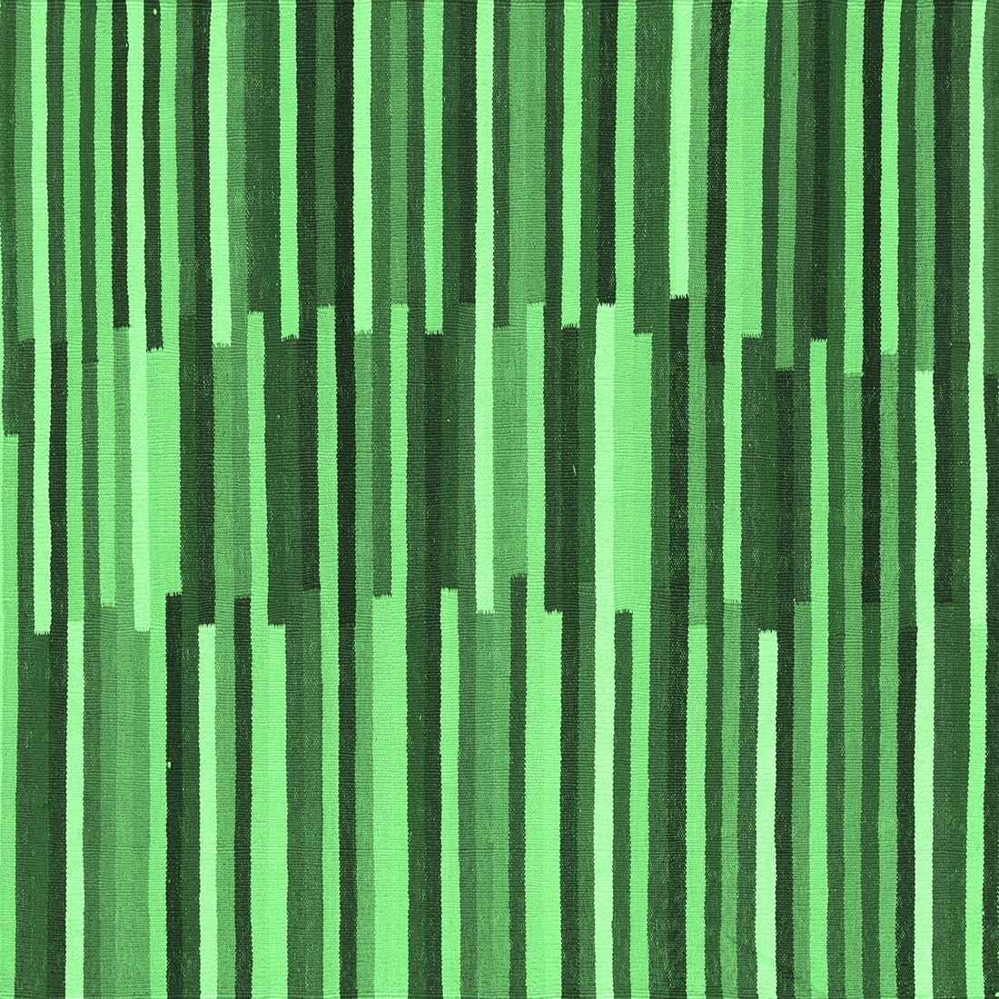 Ahgly Company Indoor Square Abstract Emerald Green Contemporary Area ...