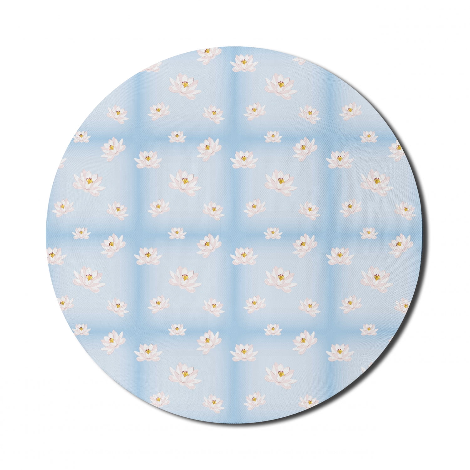 Flower Mouse Pad for Computers, Continuous Peaceful Pattern with ...