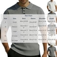 Ceisia Men's Knit Polo Shirt with Mixed Texture Gray M Gifts for Father ...