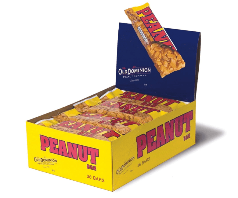 Old Dominion Peanut Block Bar, 1.65 Ounce - 36 Count Display Box ...