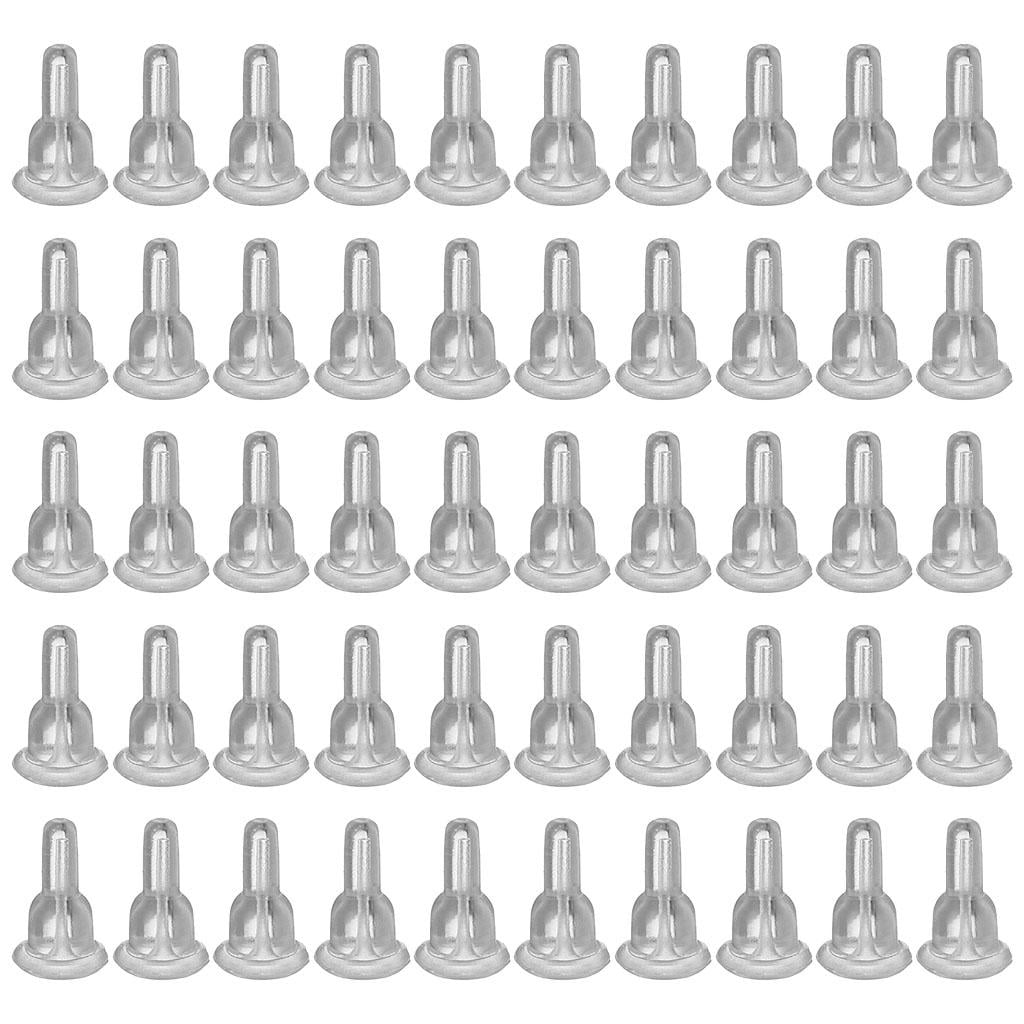 Click here for Bunblic 50x Silicone Earring Backs Clear Earring C... prices