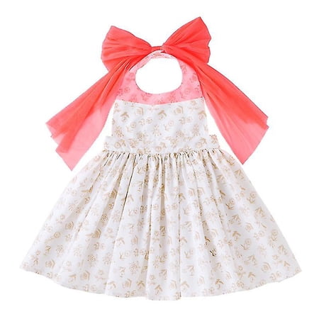 Little Girls Cooking Baking Apron Kitchen Waterproof Bow Aprons Dress ...