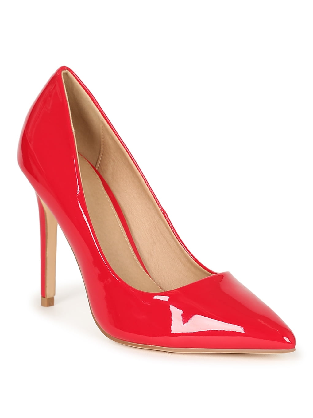 Mixx Shuz Pointy Toe Classic Stiletto Heel Cushioned Pump - Walmart.com
