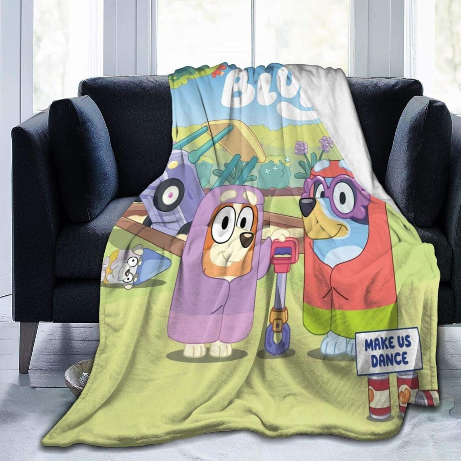 Click here for Laicaiw Blue-Y Blanket Throw Fuzzy Lightweight Plu... prices