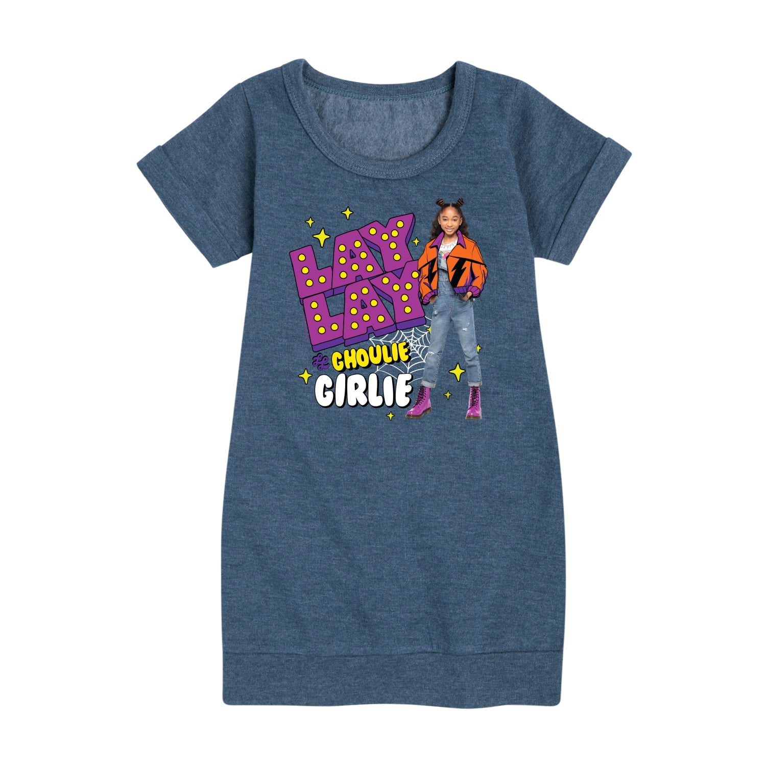 Lay Lay - Ghoulie Girlie - Youth Girls Fleece Dress - Walmart.com