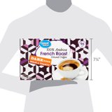 Great Value 100% Arabica French Roast Dark Ground Coffee, 0.34 oz, 96 ...