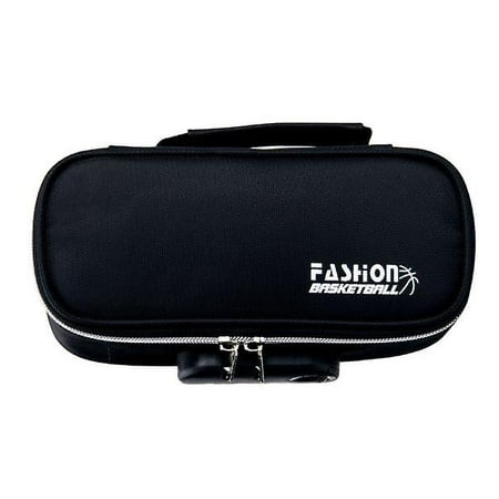 New Combination Lock Portable Pencil Case Large Capacity Three-layer ...