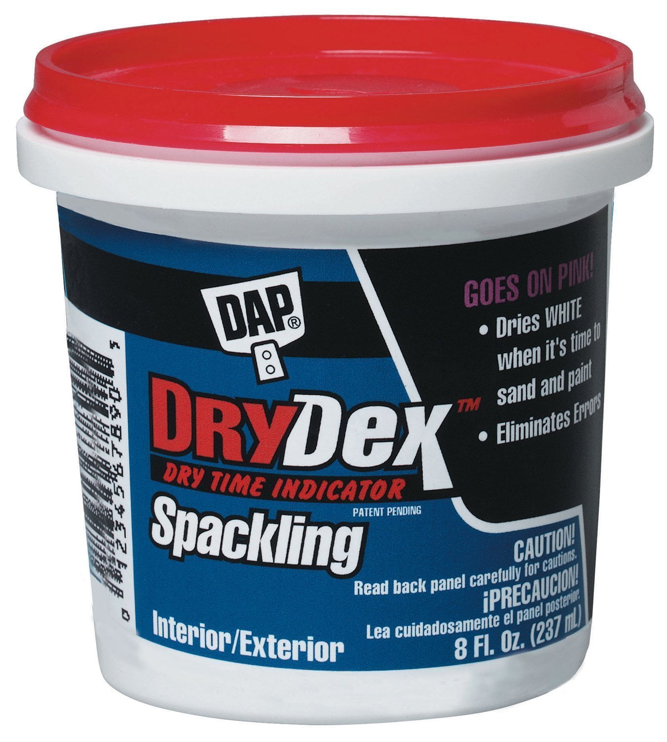 DAP 12328 1/2 Pint DryDex Spackling Interior/Exterior White 6 Pack ...