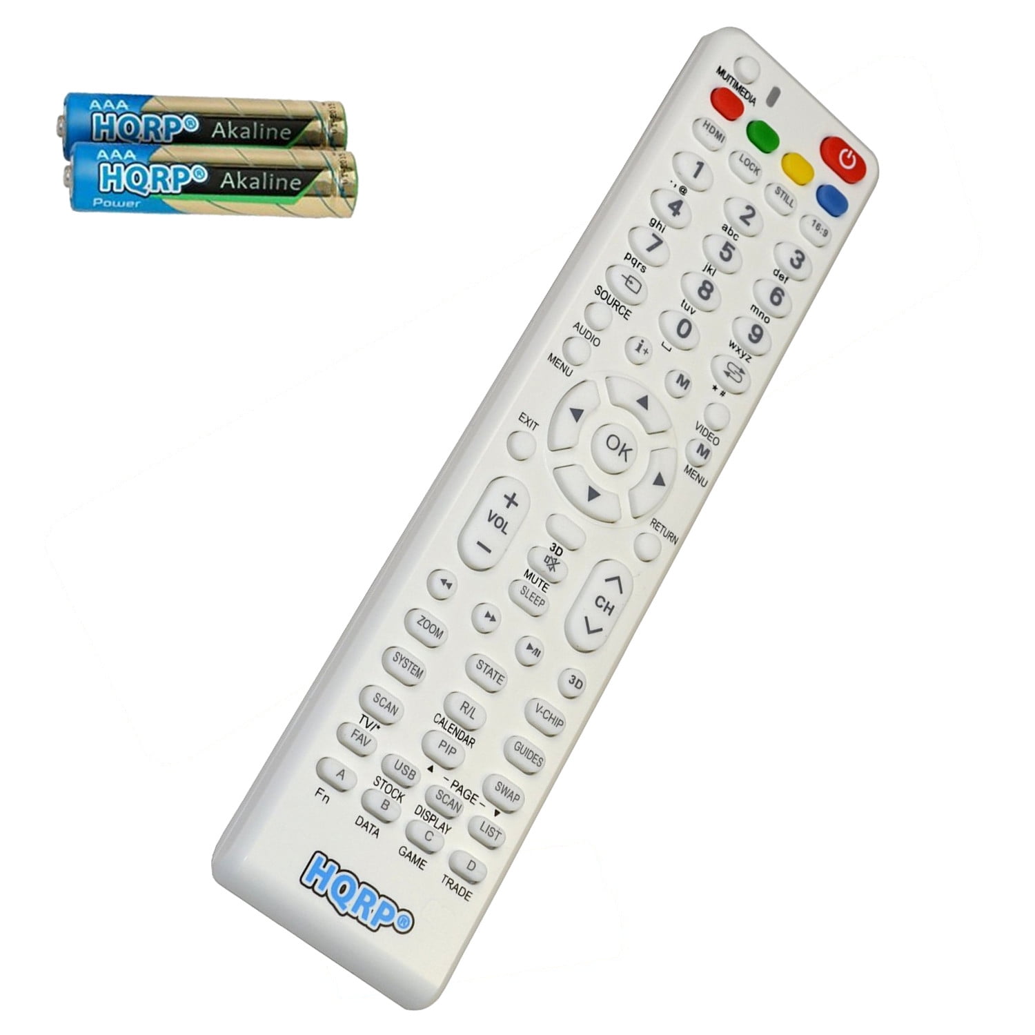 HQRP Remote Control for Haier L42C300, L42H08B, L42K60B, L47K60B ...