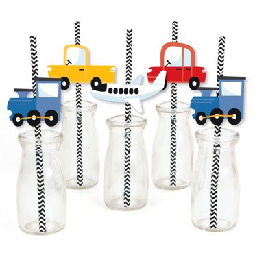 Big Dot of Happiness Let's Go Fishing - Paper Straw Decor - Fish Themed ...