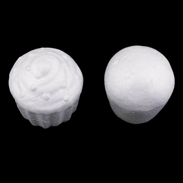 wolftale 10Pcs Mixed Foam Cupcake Model Styrofoam Foam Decor for DIY ...