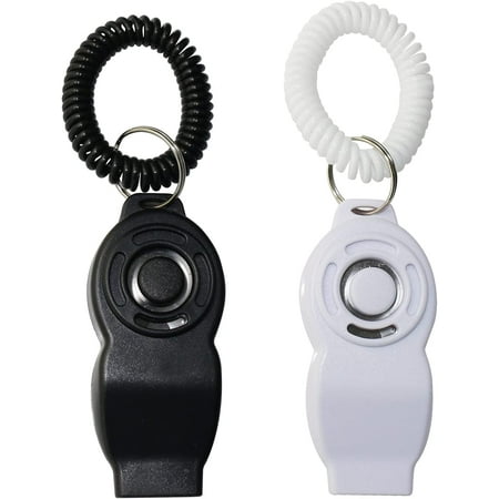 YERDGARY Dog Training Clicker, 2 in 1 Pet Training Whistle and Clicker ...