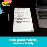 Post-it® Super Sticky Dry Erase Sheets, 7 in. x 11.3 in., 3/Pack ...