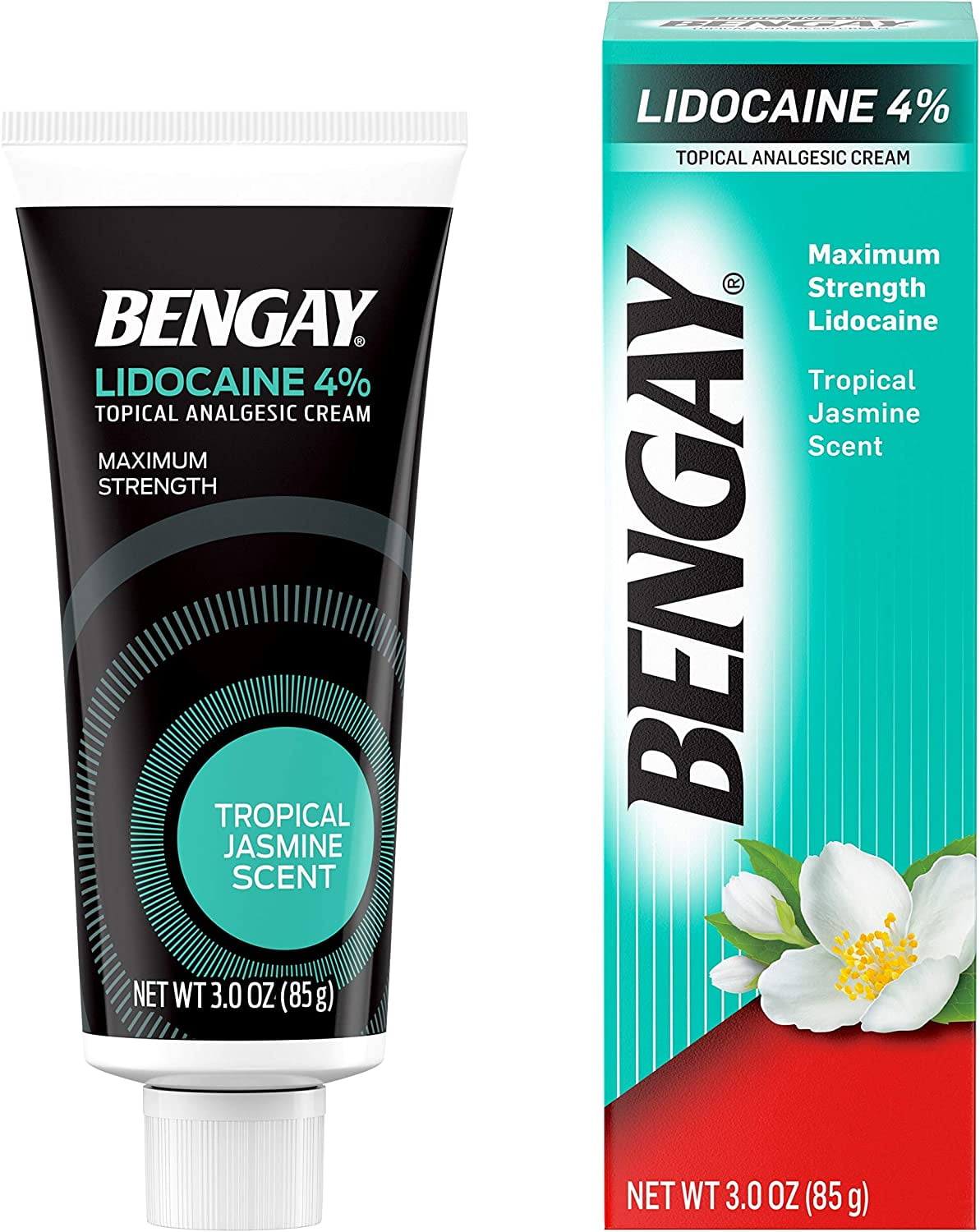 Bengay Maximum Strength Pain Relieving Cream, Jasmine Scent, 3.0 Oz , 6 ...