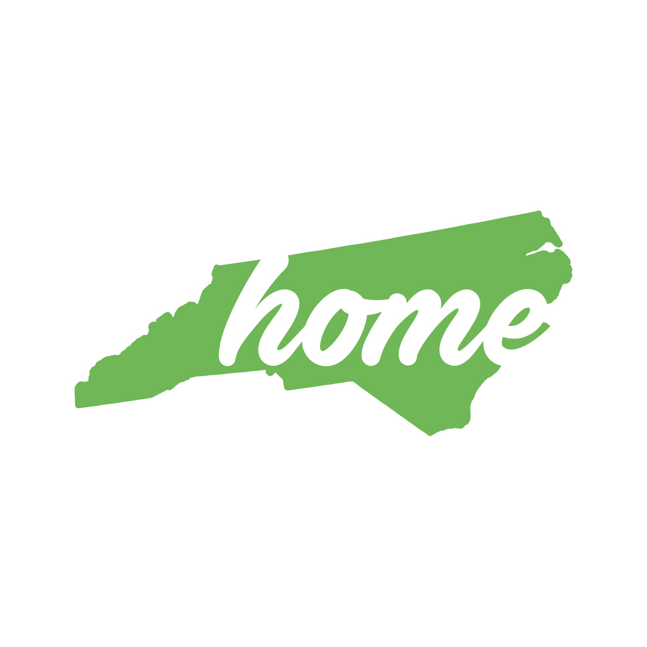 North Carolina Home Sticker Decal Die Cut - Self Adhesive Vinyl - Weatherproof - Made in USA ...