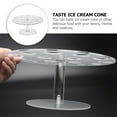 Decorative Ice Cream Stand Transparent Cone Stand Displaying Ice Cream ...