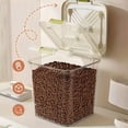 11 lb Pet Food Storage Box, Large-Capacity Dog Food & Grain Bin with ...