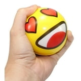 4 Faces Hand Wrist Finger Exercise Stress Relief Therapy Squeeze Balls ...