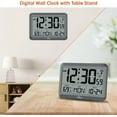Atomic Clock Battery Operated - Large Display Digital Alarm Clock with ...