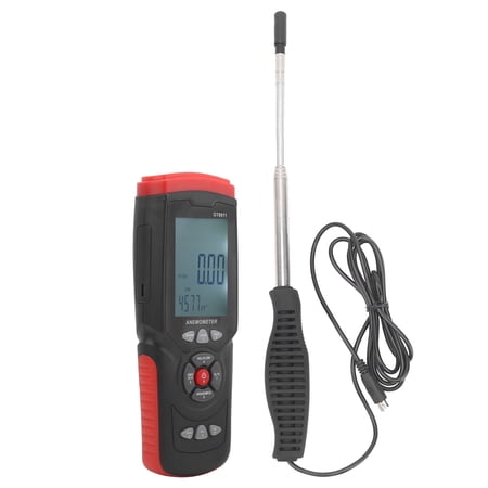 Wind Volume Meter, GT8911 Anemometer Etractable Handle For Wind Speed ...