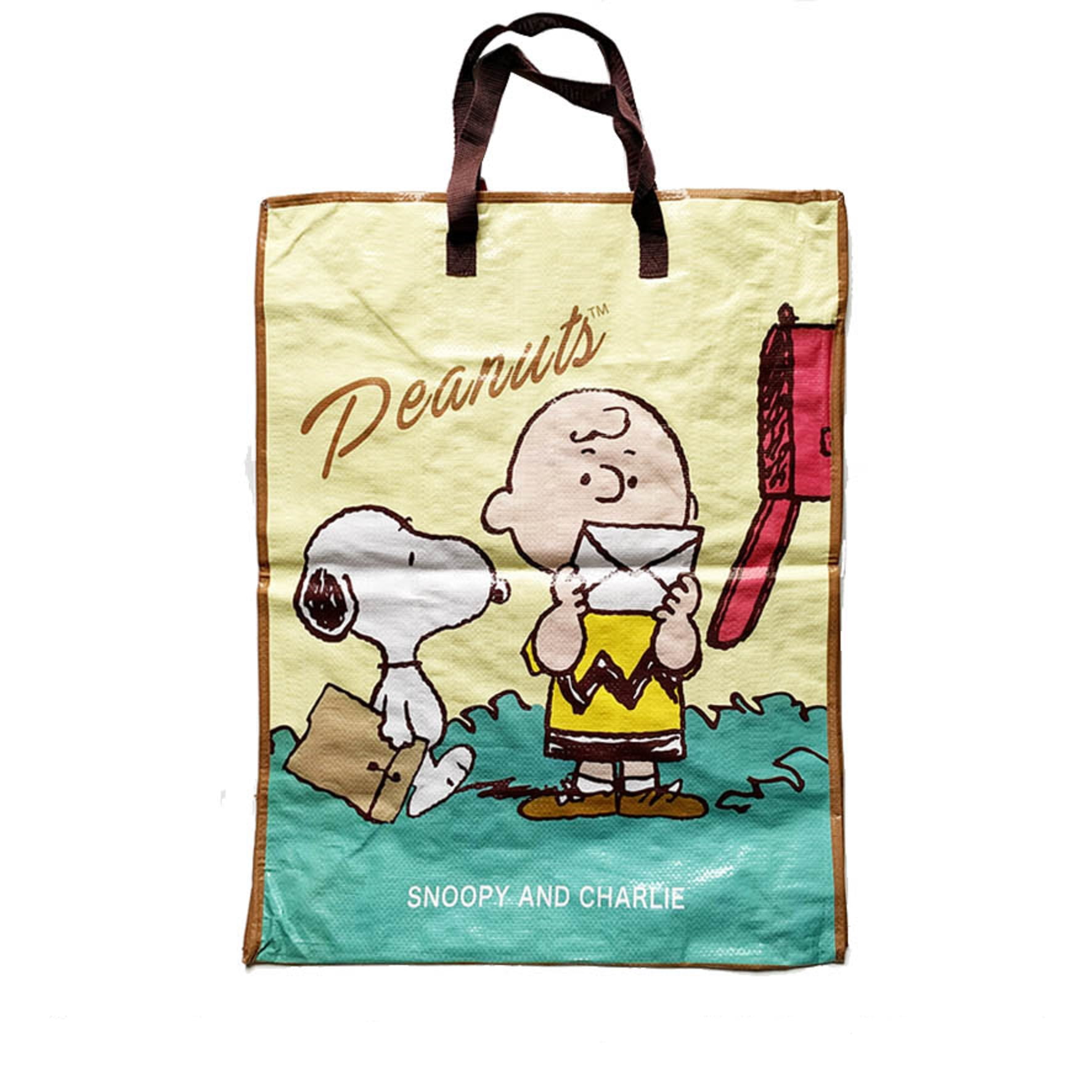 Snoopy Extra Large Jumbo 25.5" Storage/Travel/Shopping/Moving/ Laundry ...