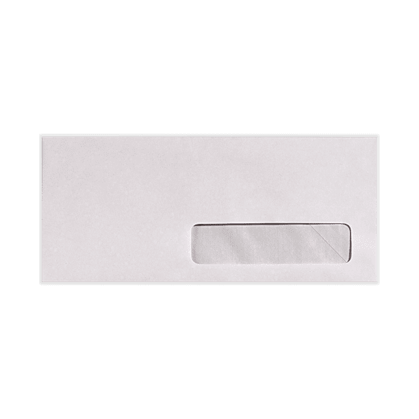 LUXPaper #10 Right Side Window Envelopes, 4 1/8 x 9 1/2, Bright White ...