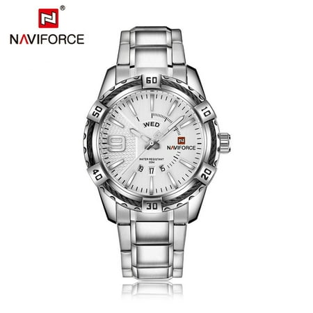 High Class Business Style Men Full Stainless Steel Quartz Watch ...