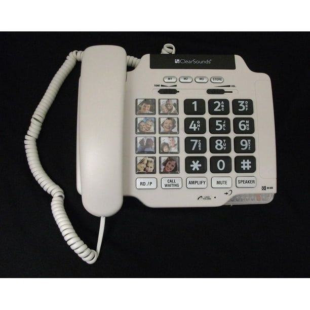 ClearSounds CSC500 CSC500 Amplified Picture Phone - Walmart.com