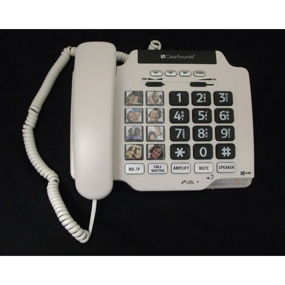 ClearSounds CSC500 CSC500 Amplified Picture Phone - Walmart.com - Walmart.com