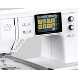 "Bernette b70 Large Monogram Clothing Cover, 10"" x 6"" Embroidery Machine with Free Snap Hoop ...