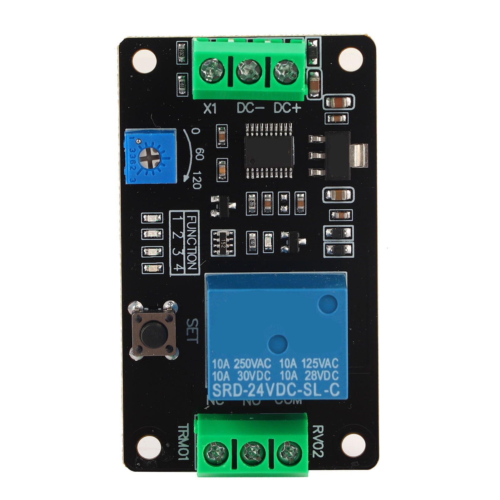 Super 555 Timer Module Delay Timer Relay Sel Locking Delay On Off Time ...