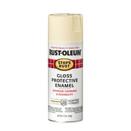 Canvas White, Rust-Oleum Stops Rust Gloss Protective Enamel Spray Paint ...