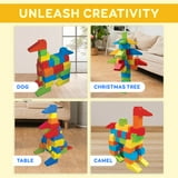 Jumbo Plastic Building Blocks for Kids & Toddlers, 48 Pieces, Age 1 - 8 ...