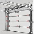 Garage Door Hinges #1 with Galvanized Finish, Heavy Duty 14 Gauge Steel ...
