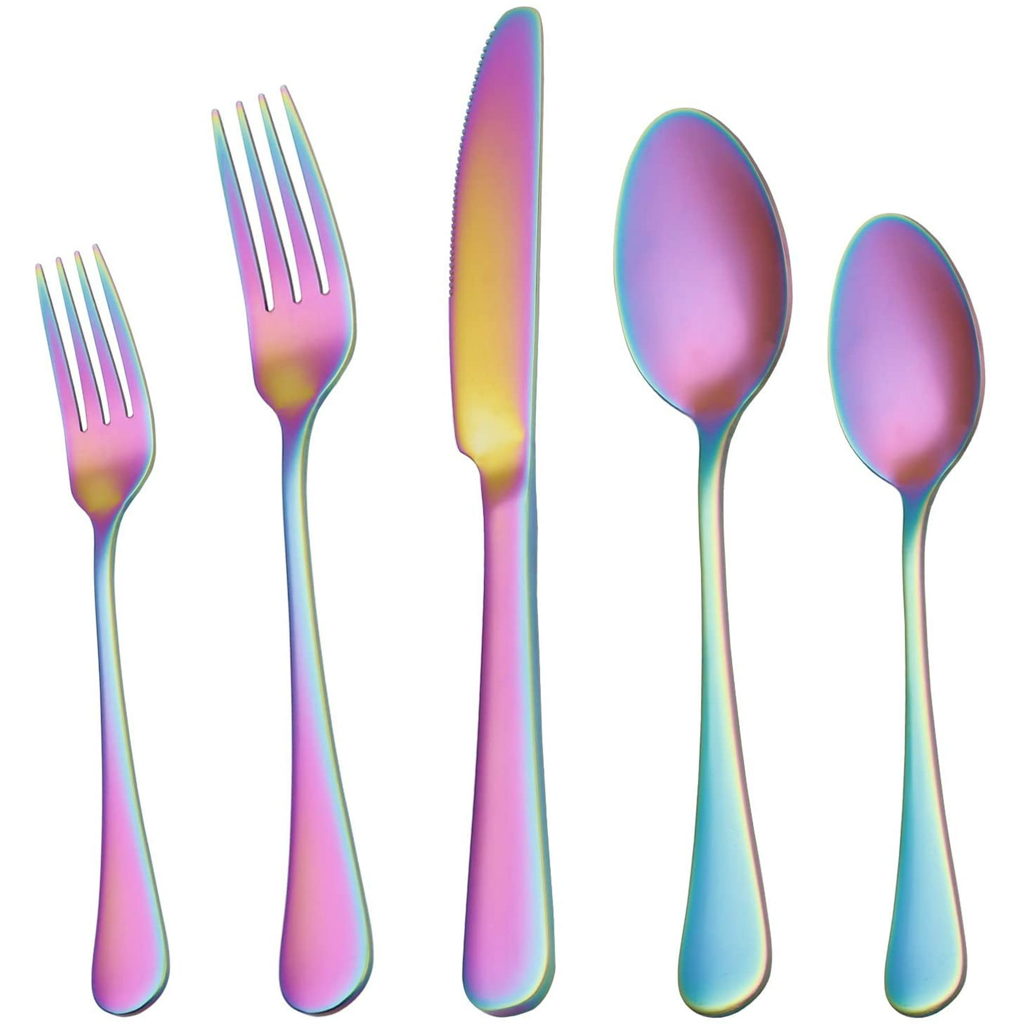 Click here for Hesignd 20-Piece Flatware Set  Gold silverware Set... prices