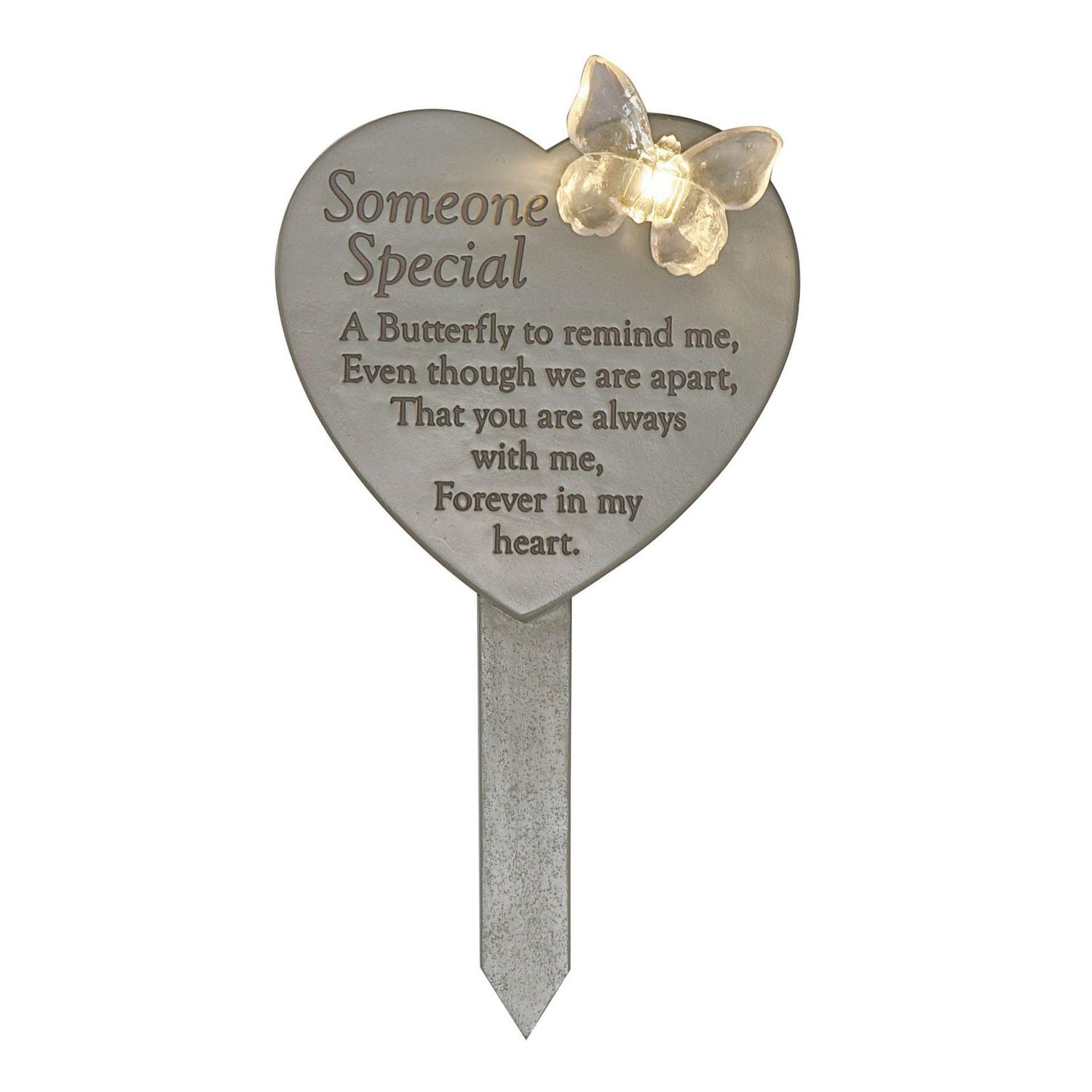 Click here for Celebrations Memorial Solar Light Up Heart Plaque... prices