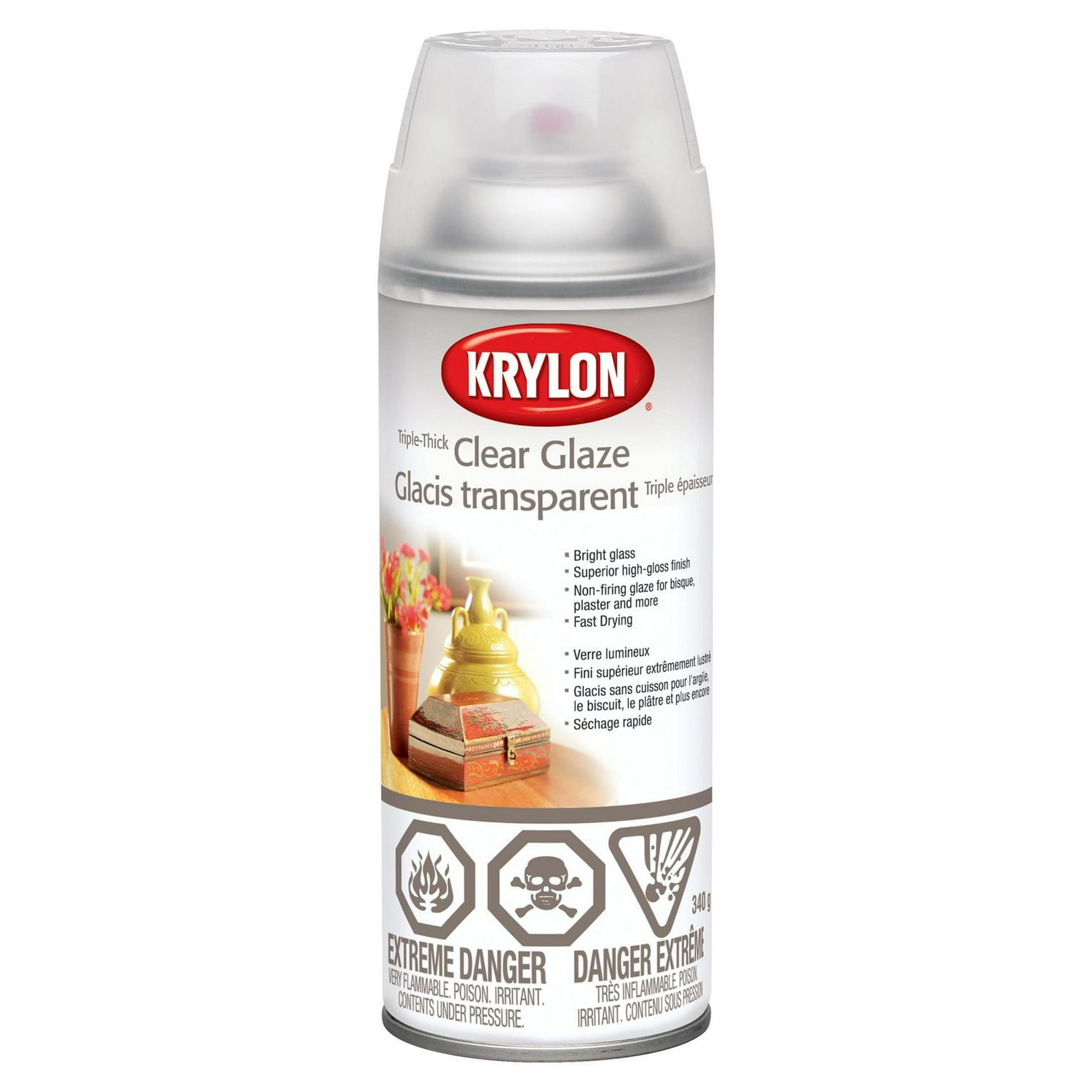 Click here for Krylon Triple-Thick Crystal Clear Glaze  Clear  34... prices