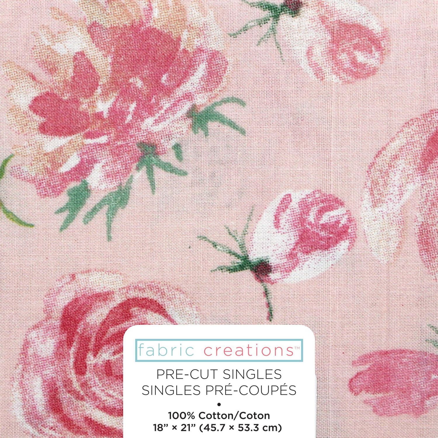 Click here for Fabric Creations Light Pink With Painted Pink Flow... prices