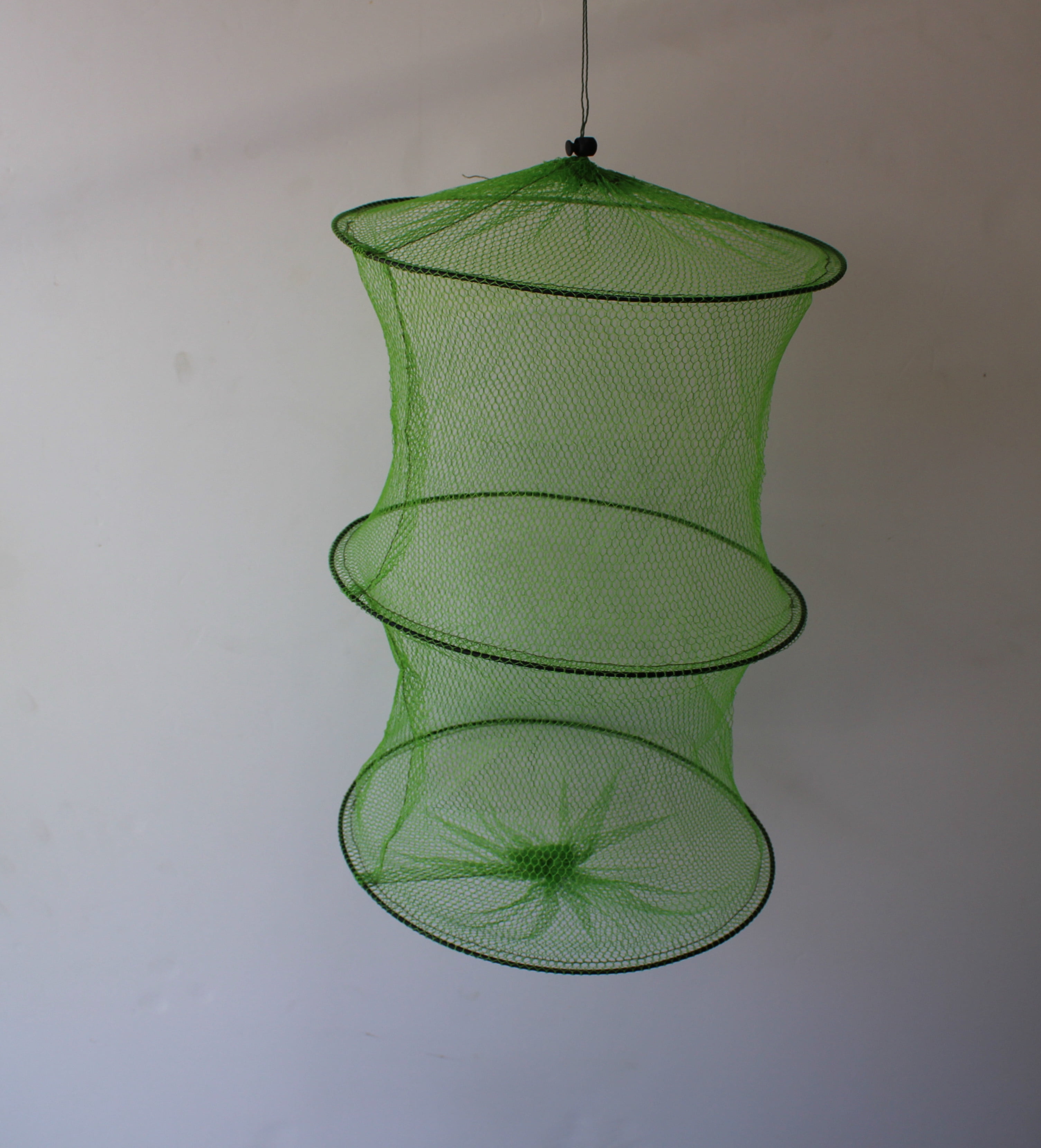 Yesfashion Folding Round Metal Frame Nylon Mesh Bait Trap Cast Fish Net ...